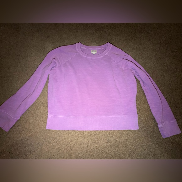 J. Crew | Sweaters | J Crew Pastel Lavender Crewneck Sweatshirt | Poshmark